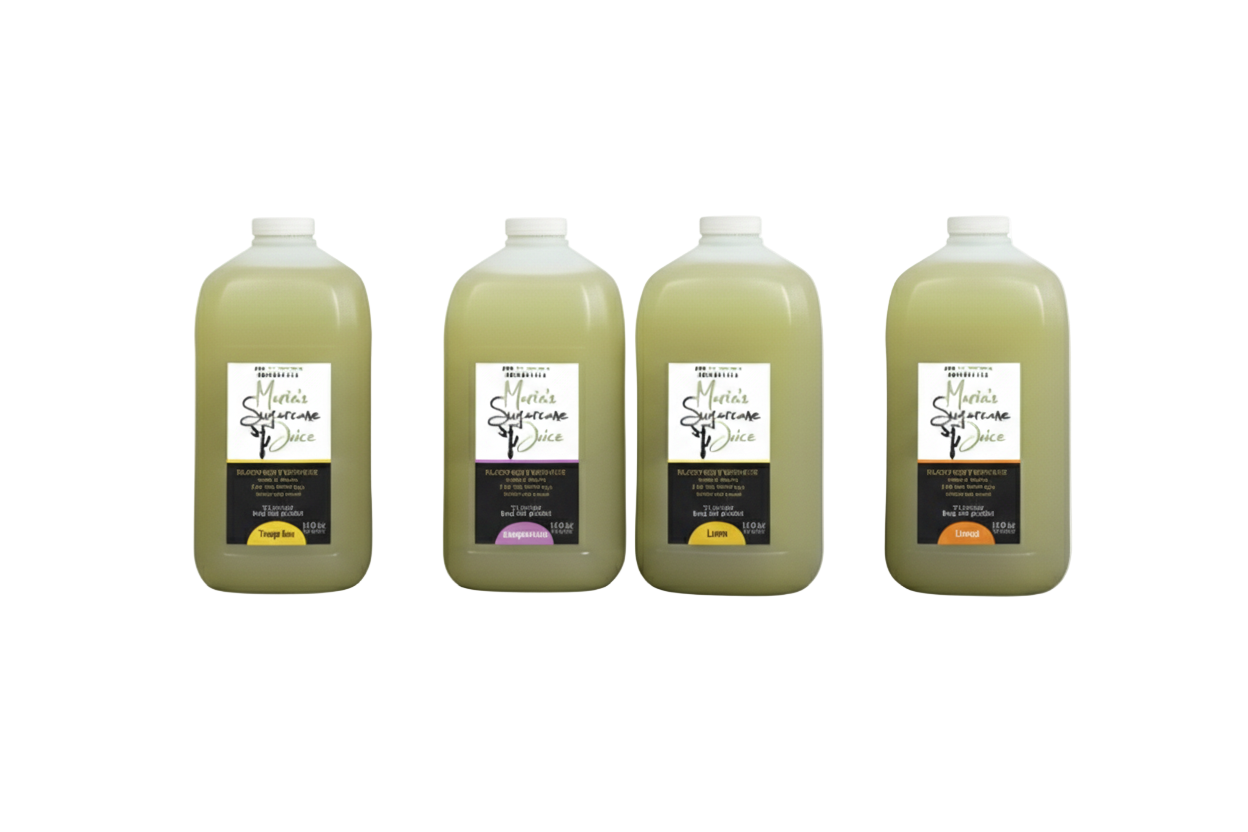 Sugarcane Juice 64oz Half Gallons – Maria's Sugarcane Juice